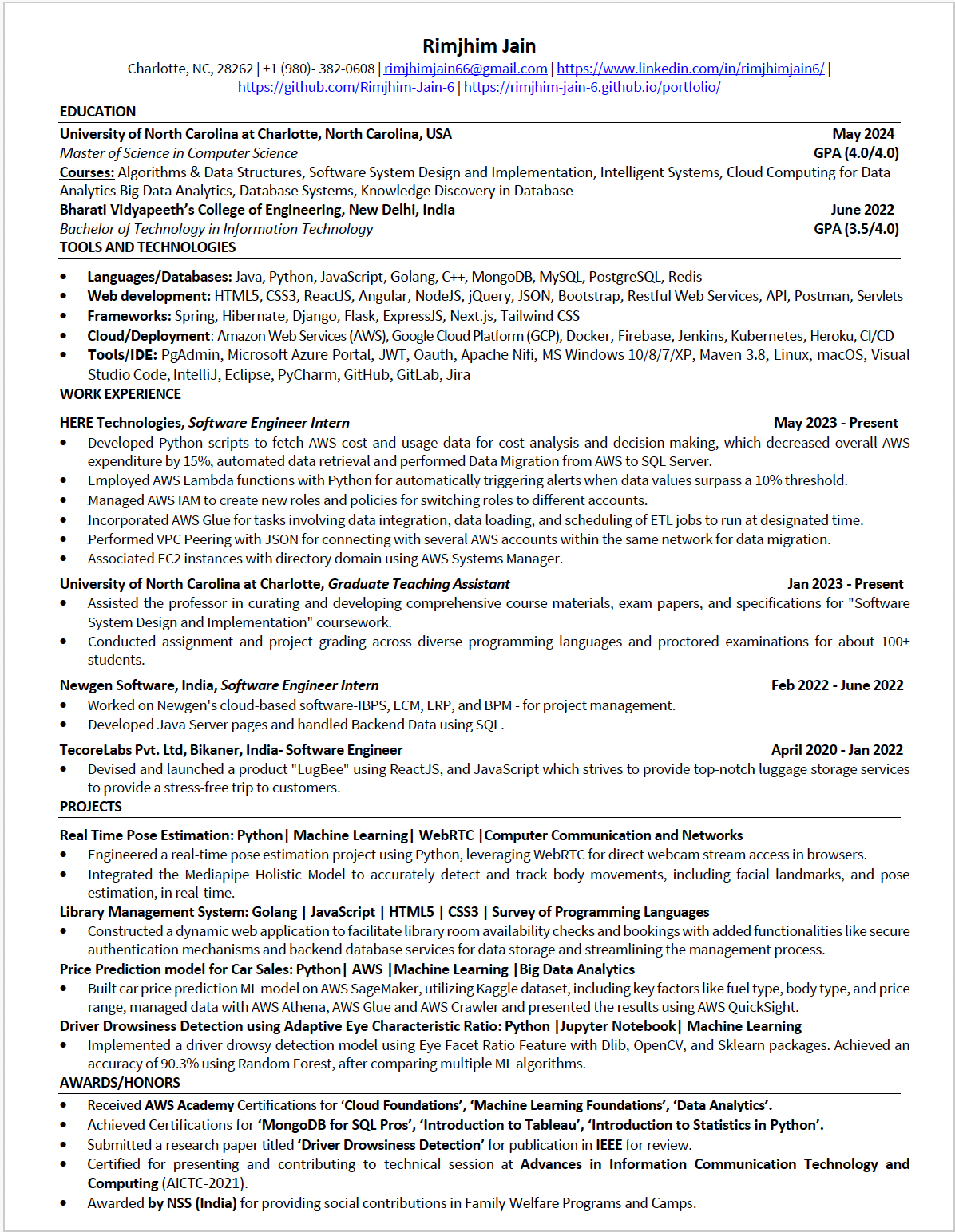 MyResume Bootstrap Template - Index